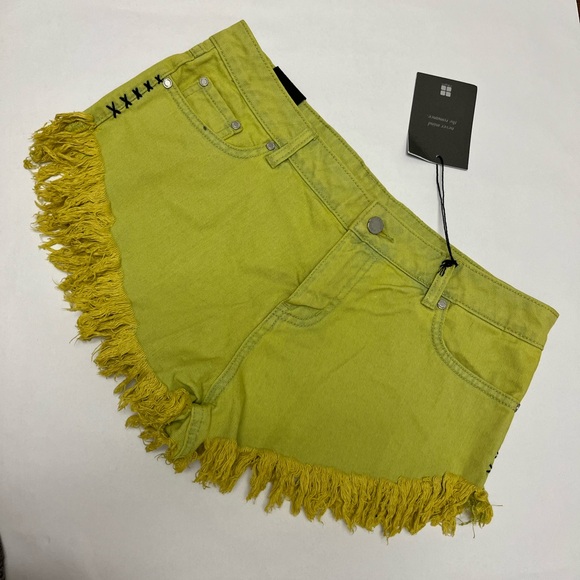 Insight | Shorts | Nwt Revolve Insight 5 Dipper Denim Shorts Citrine ...